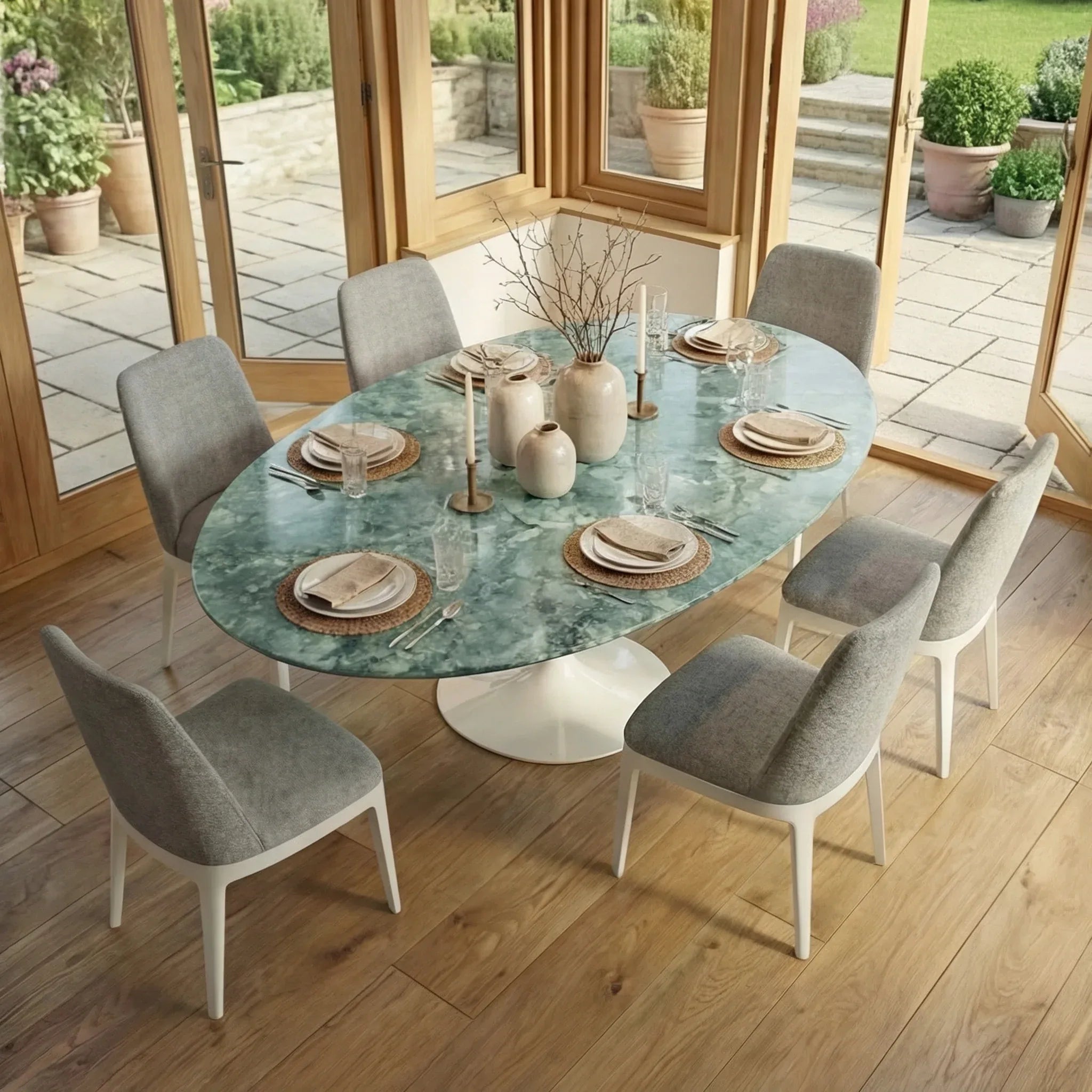 Porcelain Dining Tables - Bespoke Italian Luxury By Mobilia Stone